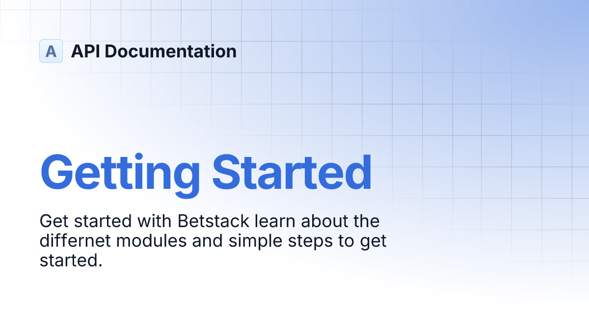 Getting Started | API Documentation